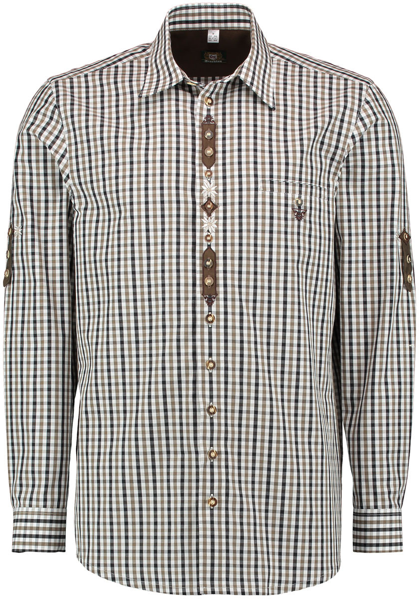 Traditional Mens Bavarian Trachten Shirts