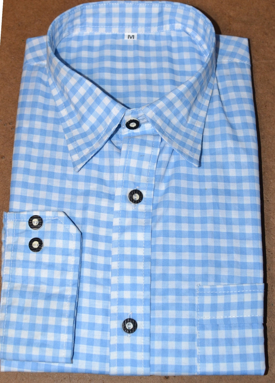 Traditional Mens Bavarian Trachten Shirts