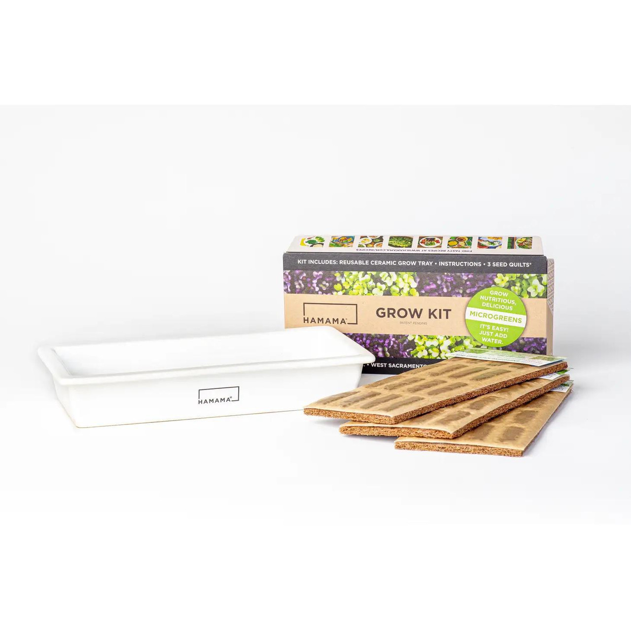 Hamama Ceramic Microgreen Growing Kit - The BBQ Allstars