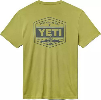 YETI BUILT FOR THE WILD SHORT SLEEVE T-SHIRT-MOSS - The BBQ Allstars