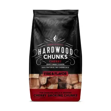 Fire & Flavor Premium Cherry Smoking Wood Chunks 4lbs - The BBQ Allstars