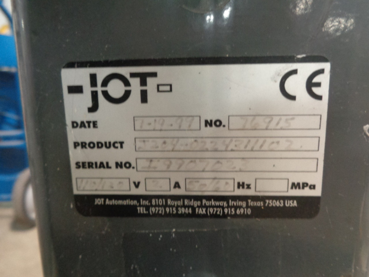 JOT J204 27" Inspection Conveyor (140422) - JMW Enterprises