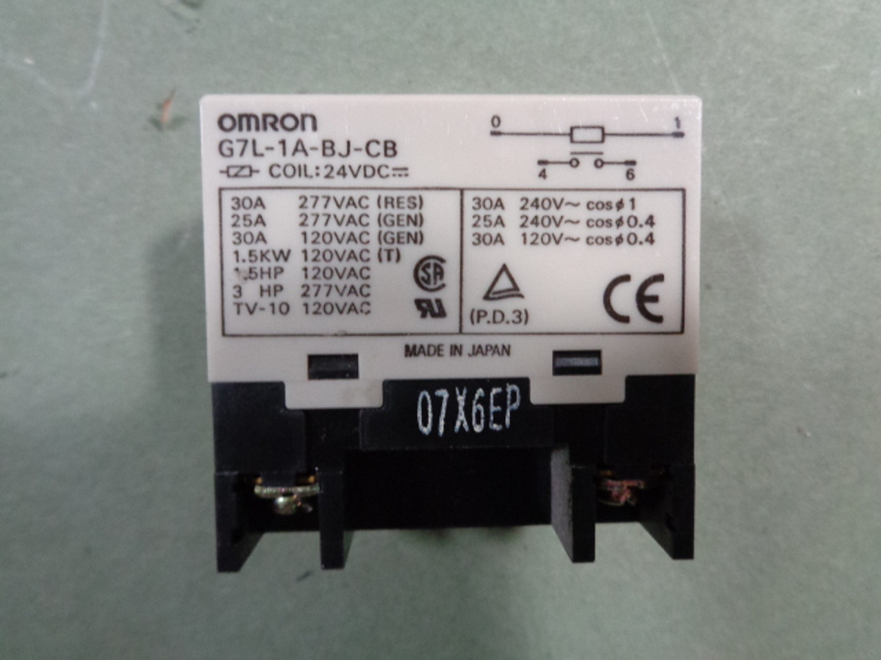 Omron G7L-1A-BJ-CB General Purpose Relay - JMW Enterprises