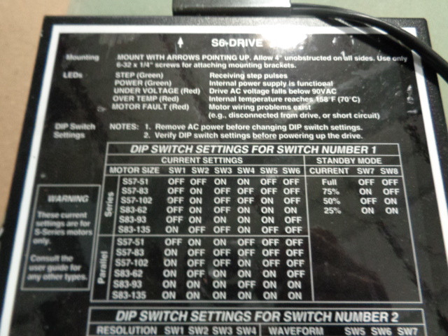 Parker S6-DRIVE Motor Controller - JMW Enterprises