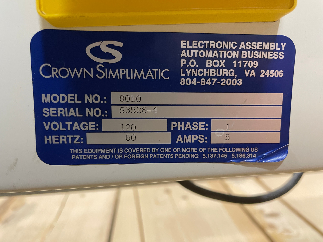 Simplimatic 70.5" Edgebelt Conveyor (230321) - JMW Enterprises