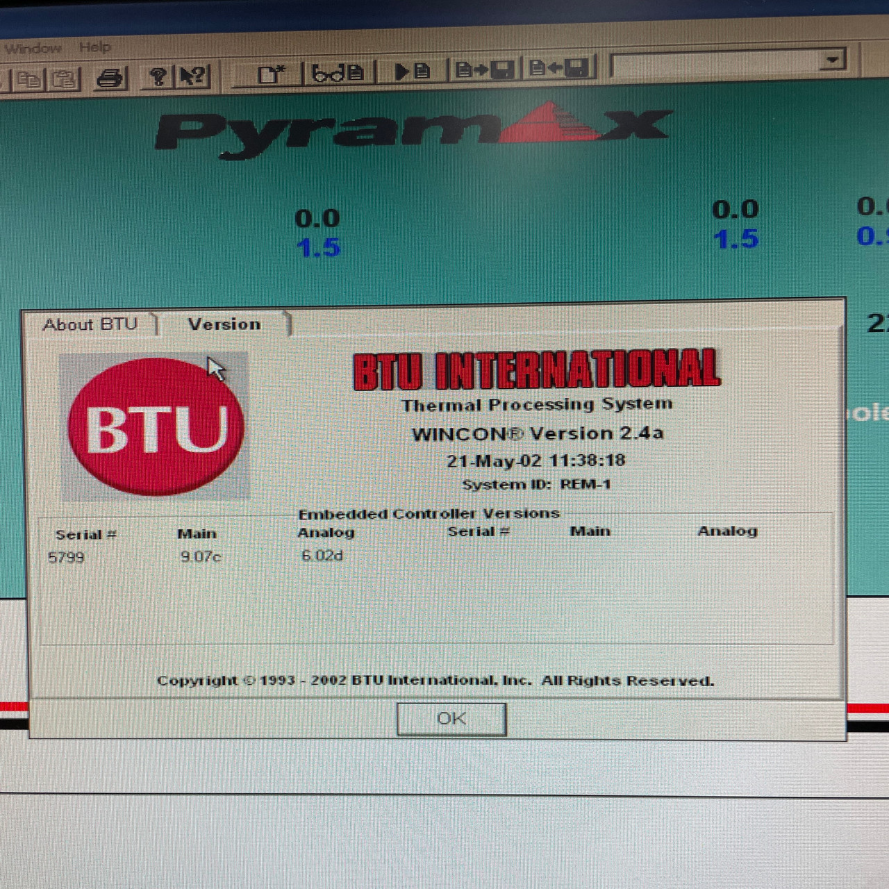 BTU Pyramax 98A Lead Free Reflow Oven (211201)