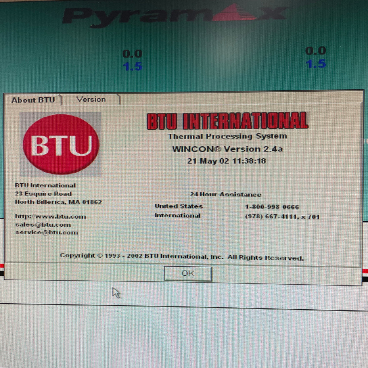 BTU Pyramax 98A Lead Free Reflow Oven (211201)