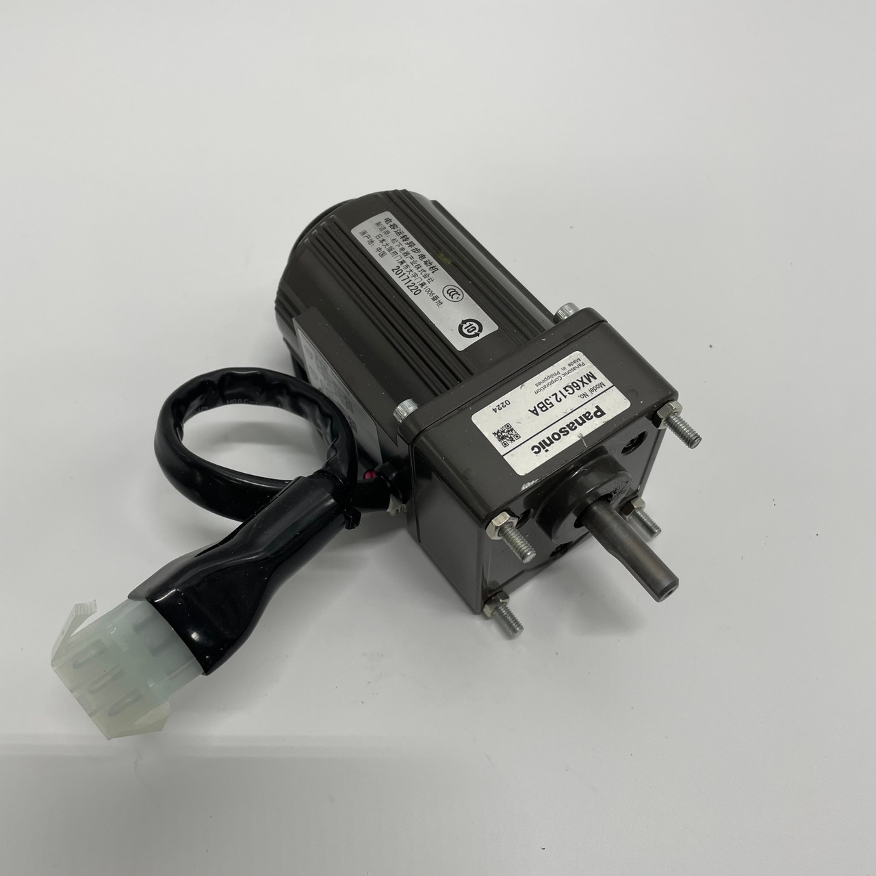 Panasonic M61X6GV4DGA Induction Motor with MX6G12.5BA Gear Head