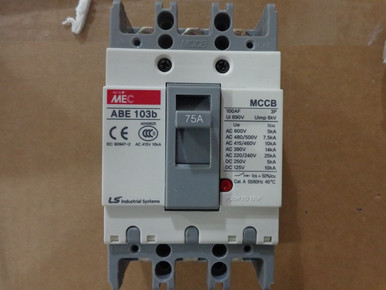 MEC NF125-CW Meta MEC disconnect switch ABE1036 75A-3P (QF1) - JMW ...