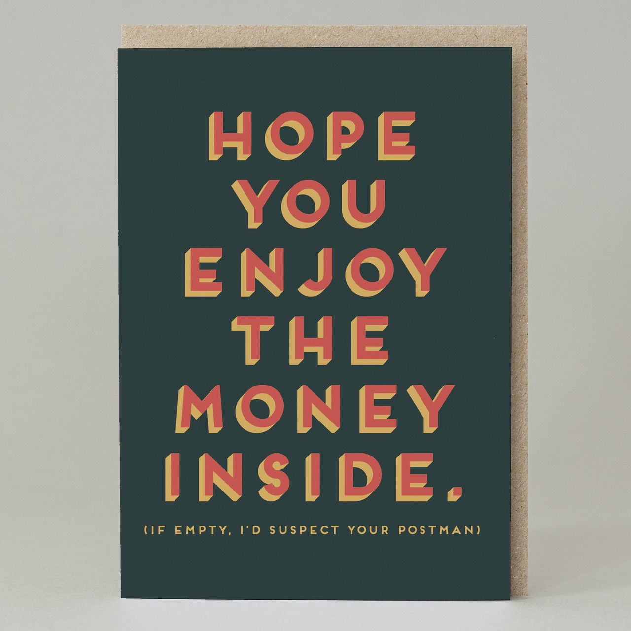 "Hope you enjoy the money" Card - Hole in My Pocket