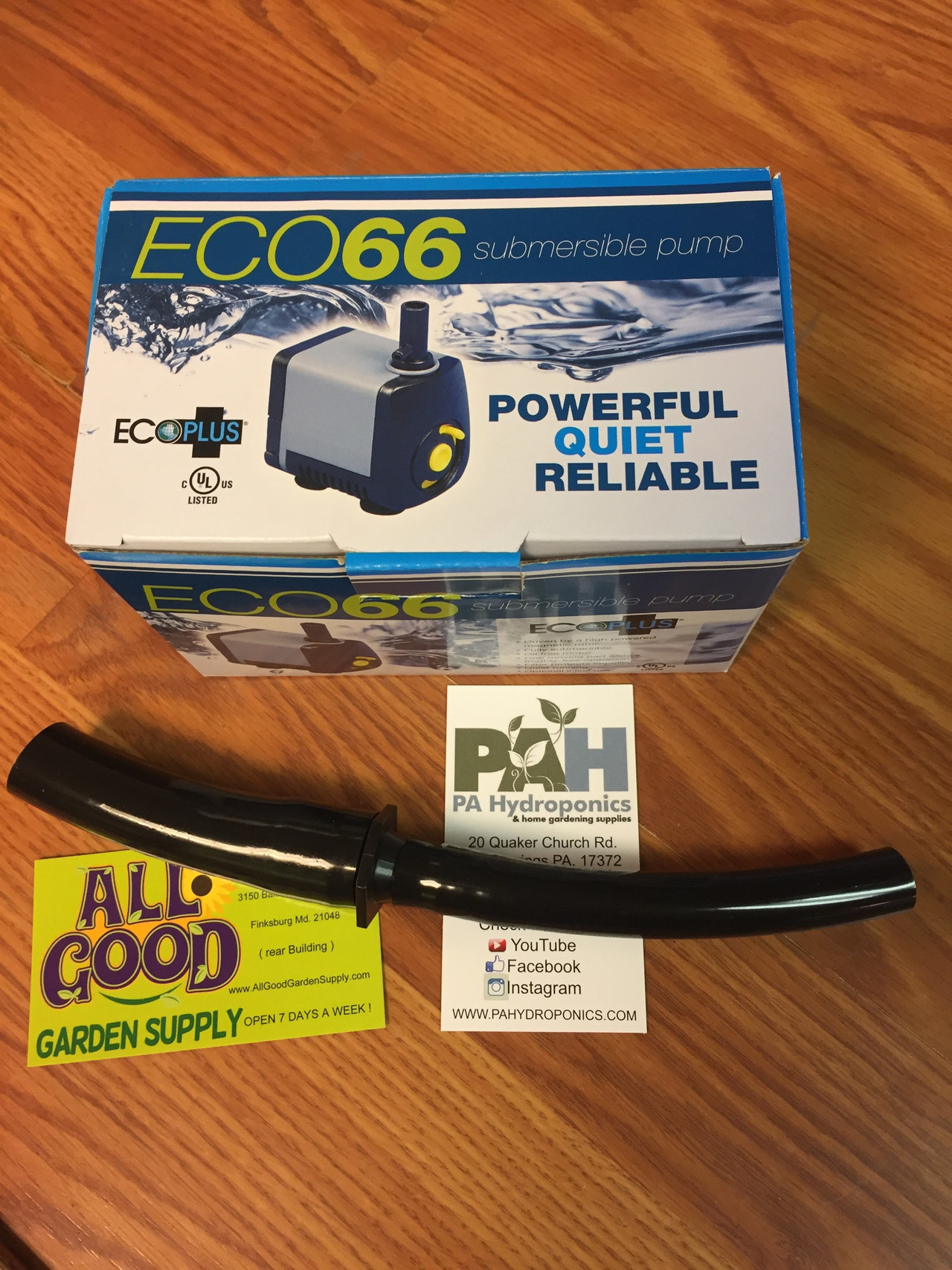 Stirponic pump (formally eco 66) 100 Gallon per hour pump with 1/2 to 3 ...