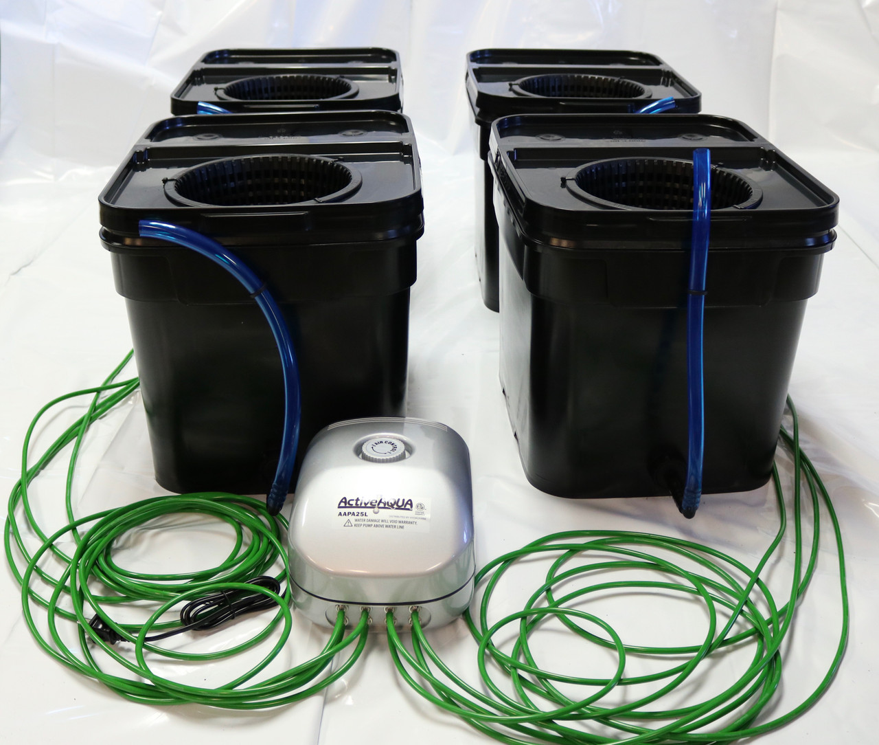 2 - 13 Gallon Big Bubbler DWC buckets - PA Hydroponics