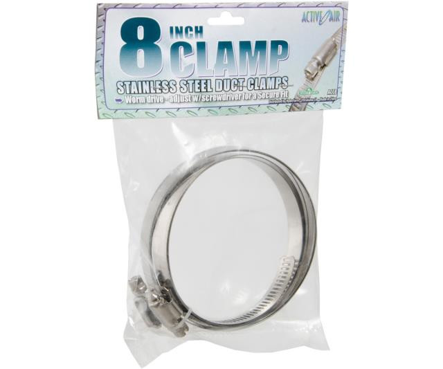 8" Duct Clamps (Set of 2) - PA Hydroponics