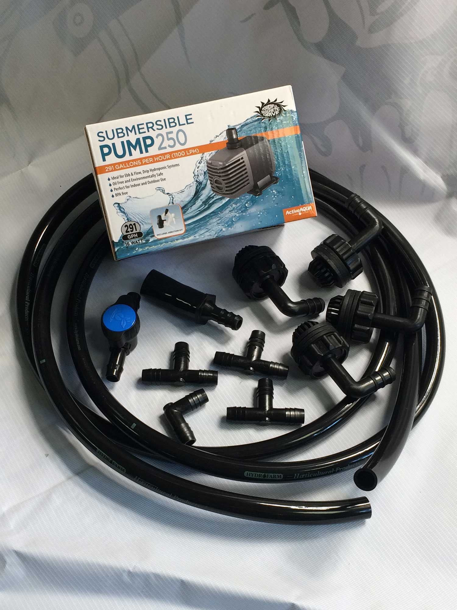 Easiest Flood & Drain Setup Kit - PA Hydroponics