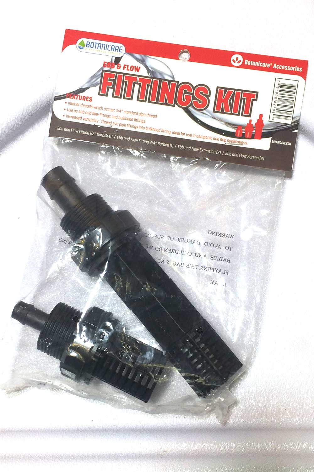 Botanicare Ebb & Flow (Flood & Drain) Fittings - PA Hydroponics