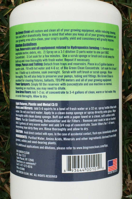 Bio Green Clean gallon - PA Hydroponics