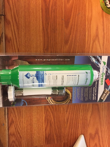 HydroLogic GroGreen Water Filter for Garden Hose - PA Hydroponics