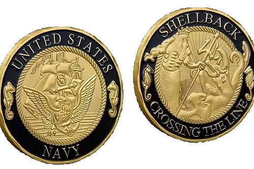 U.S Navy Shell Back Challenge Coin