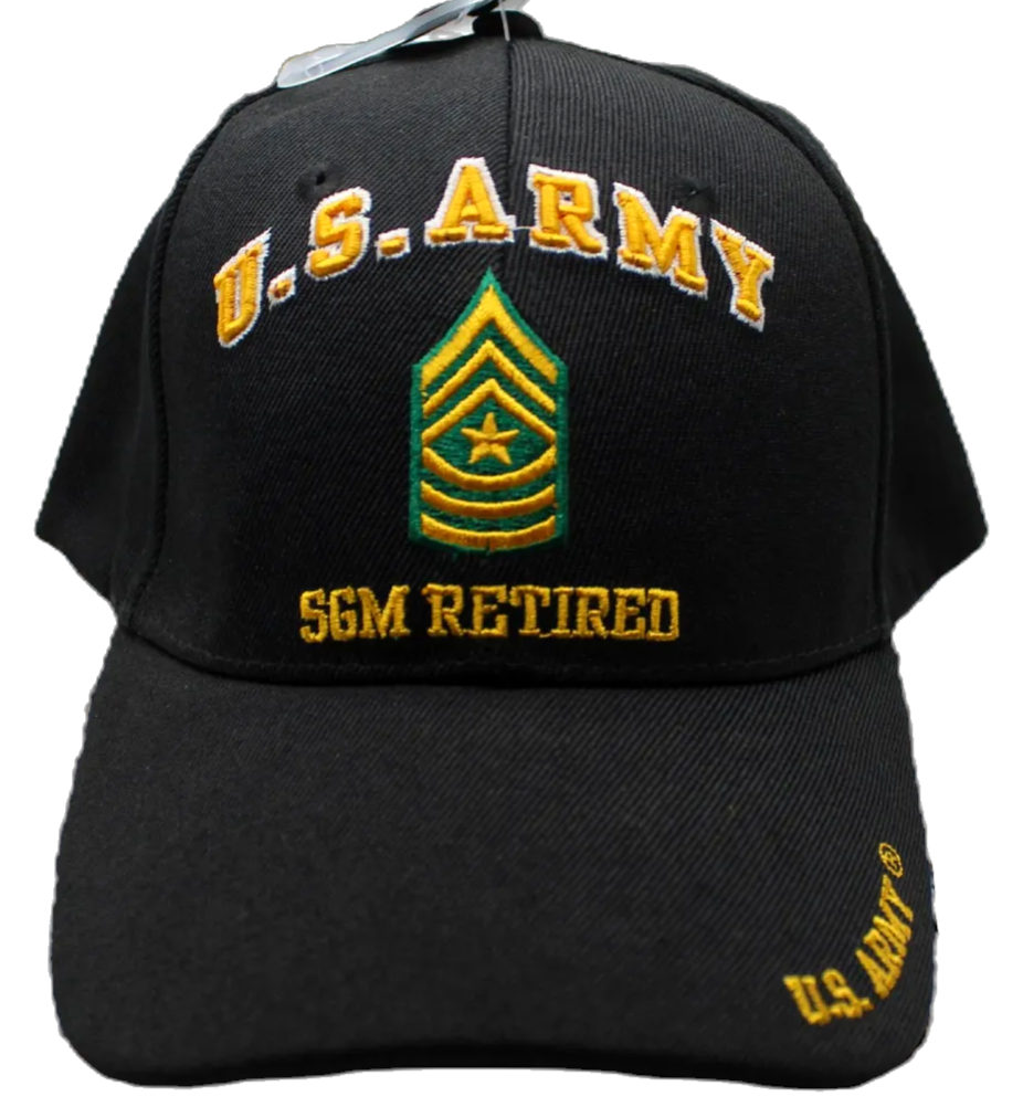 U.S Army Sergeant Major SGM Retired Hat