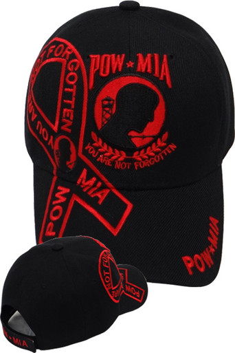 POW MIA Hat - Red