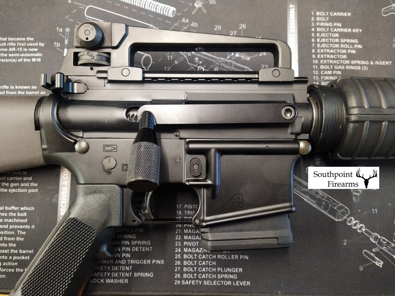 AR15 A2 .223 Straightpull