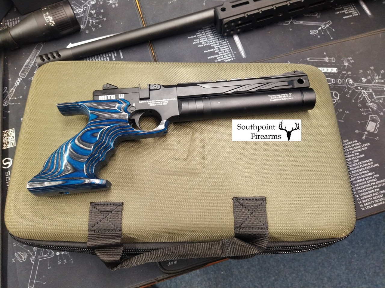 Reximex Mito W Blue or Red .177 Airpistol
