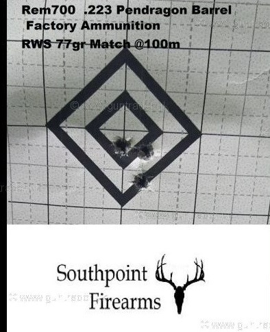 Remington 700 .223 Custom Long Range (0.5 MOA Guarantee @ 100m)