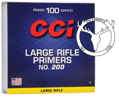 CCI No200 Standard Rifle Primer, Large Rifle / 100