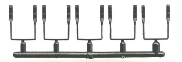 FREIGHT CAR STIRRUP STEPS-BLACK - San Juan Details