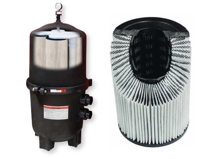 Blue Torrent Black Diamond 180 sq ft Cartridge Filter - Tank Only ...