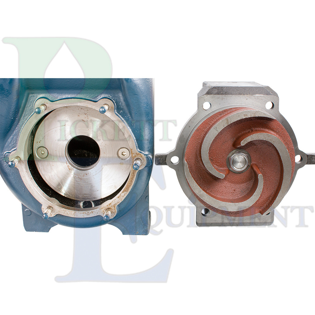 2” Cast Iron Pump, 3-Vane Steel Impeller and Wear Plate (200GP)