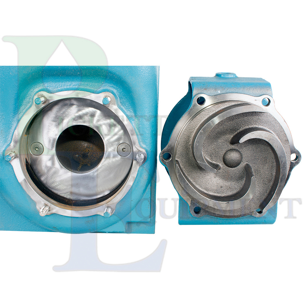 3” cast iron pump, steel impeller and wear plate (21372)