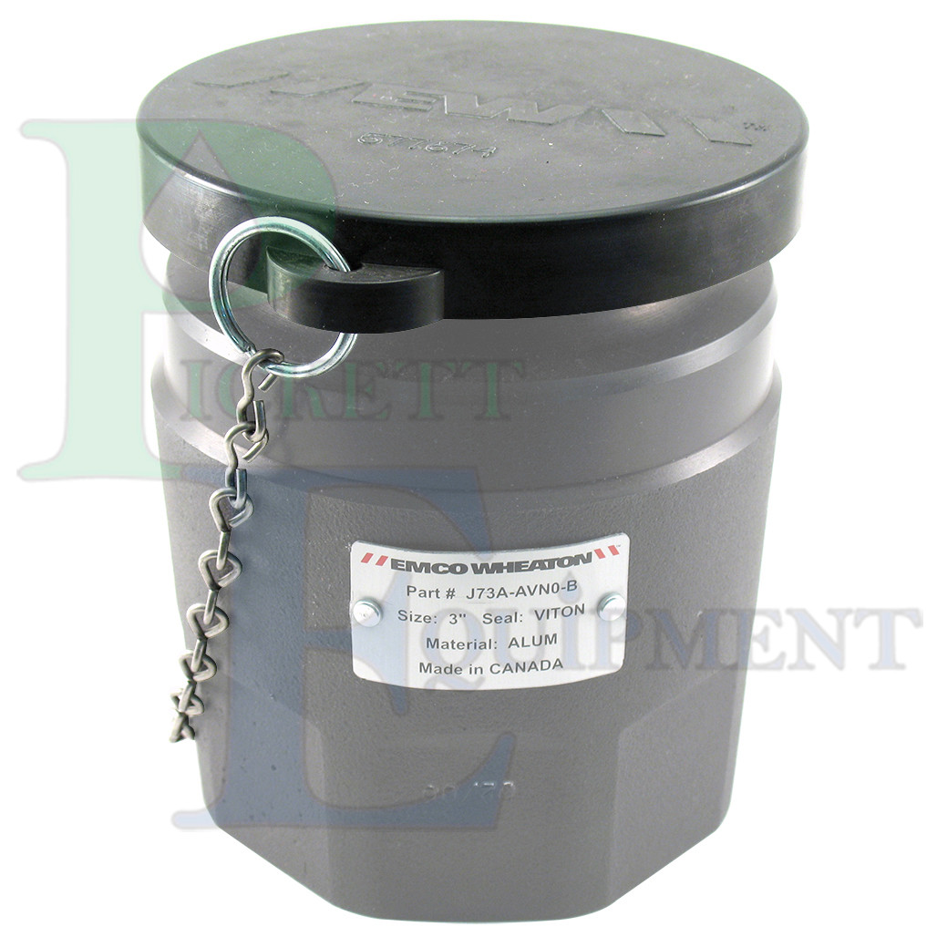 Rubber Dust Cap For J73A 3" Male Dry-Break Adapter