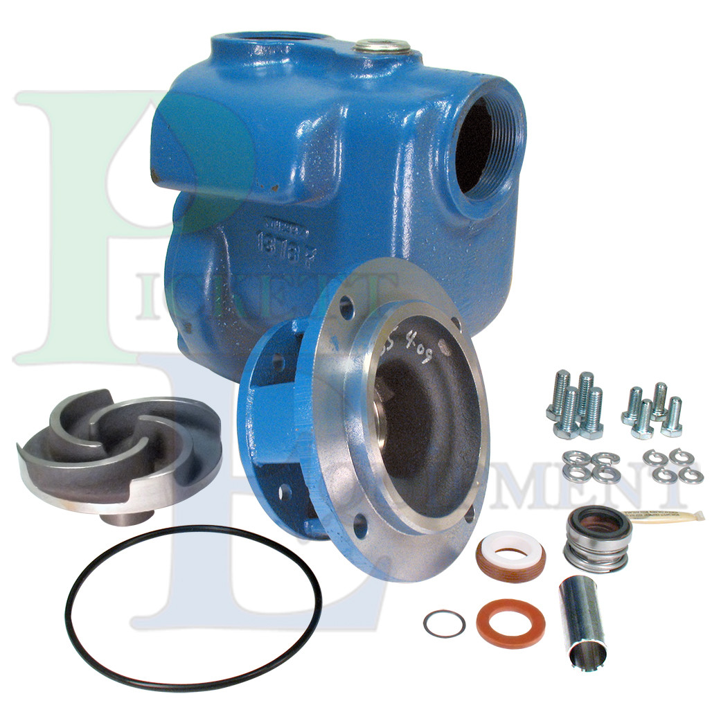 2” cast iron pump, steel impeller and wear plate (36692)