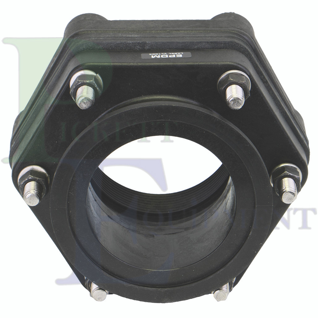 Poly Bulkhead Tank Fitting with EPDM Gasket