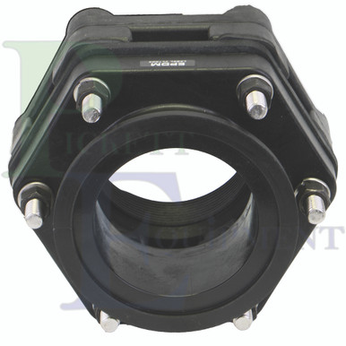 3" Flange X 3" Female Thread Bottom Drain Bolted Tank Fitting with EPDM ...