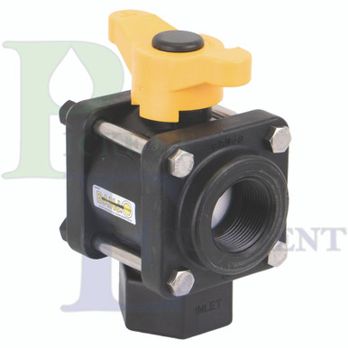 1¼" 3-Way Bottom Load Valve