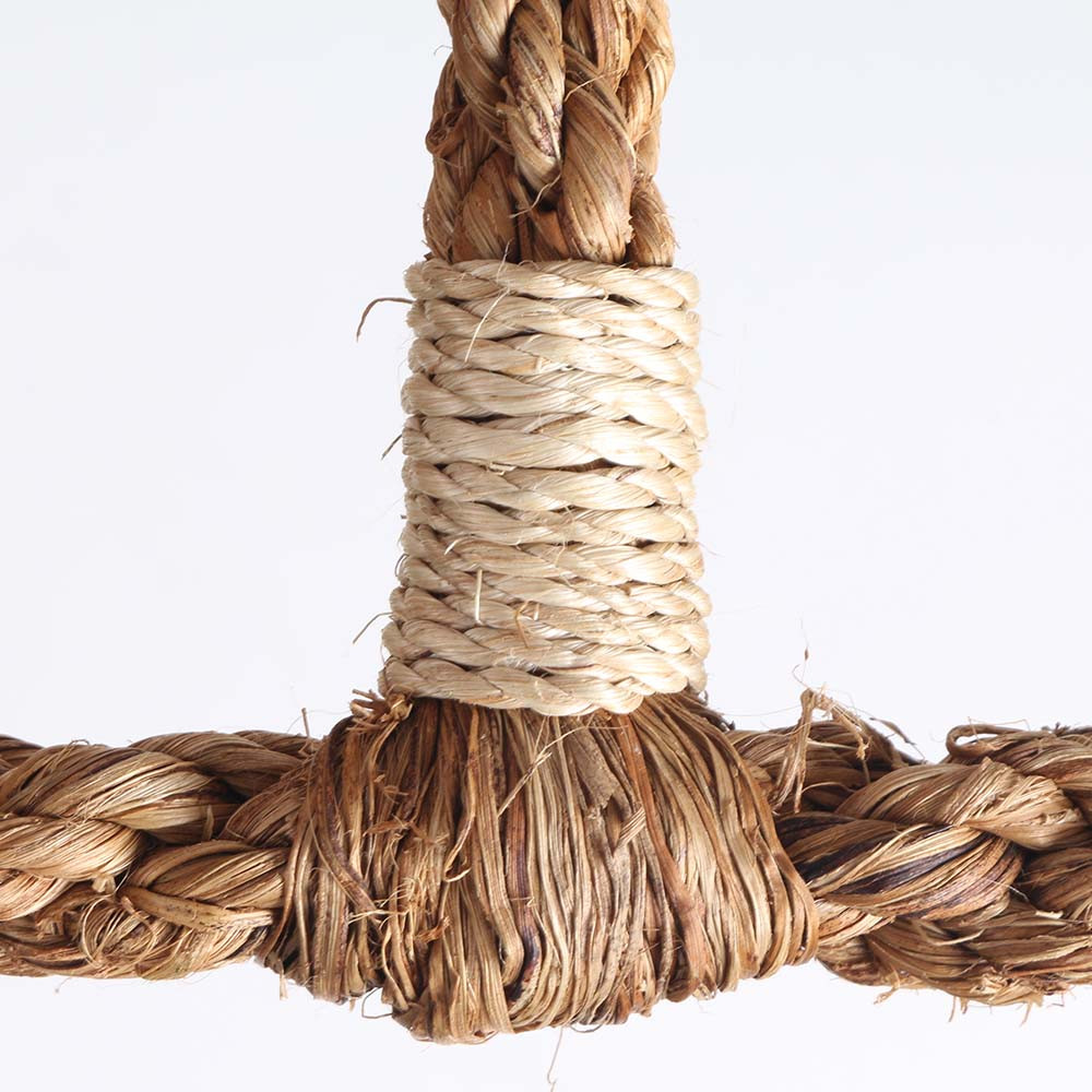 Natural Abaca Rope T Shaped Parrot Perch Medium - Northern Parrots