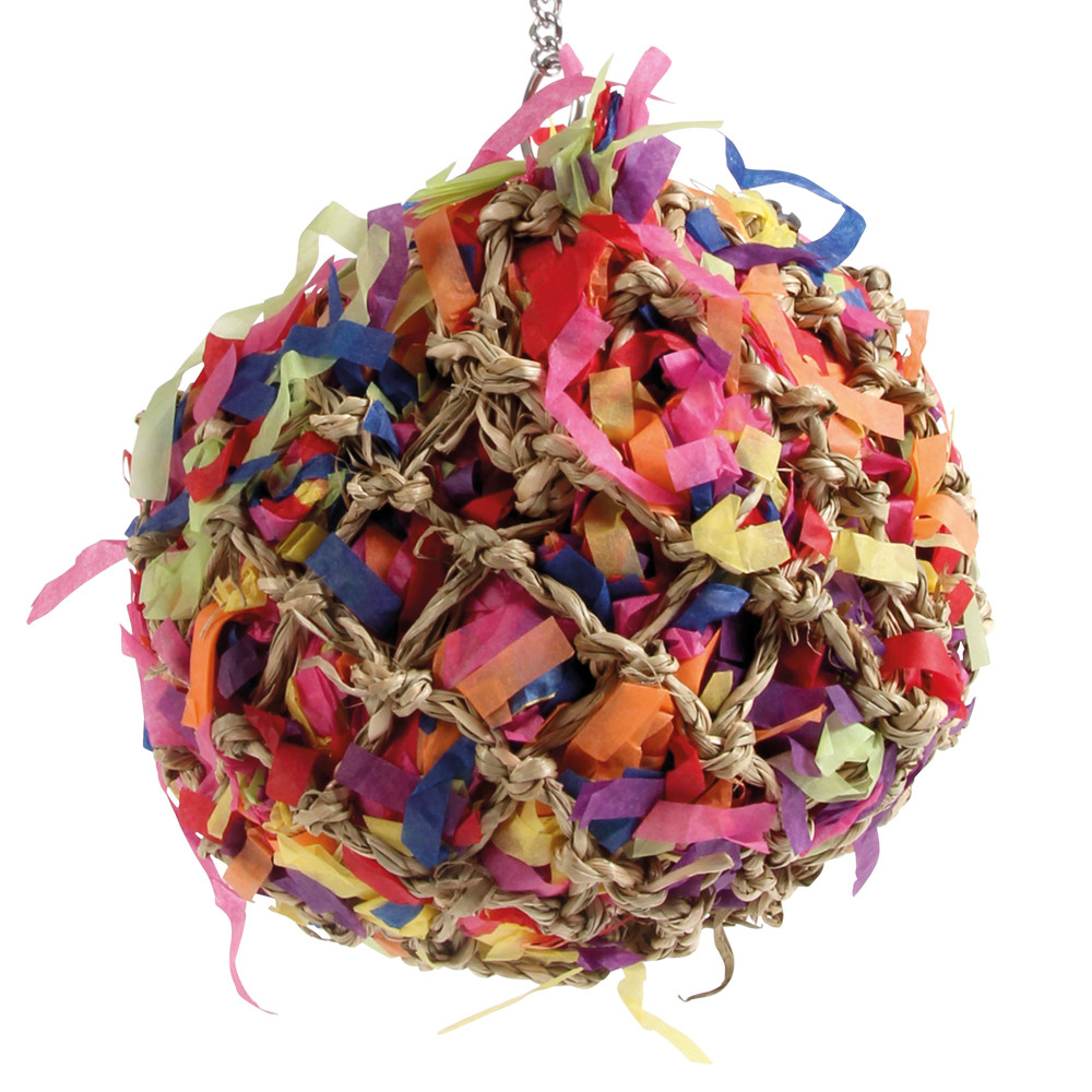 Shreddable Foraging Ball | Large Parrot Toy