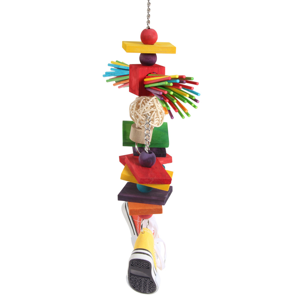 Sneakers Scarecrow Parrot Toy - Northern Parrots