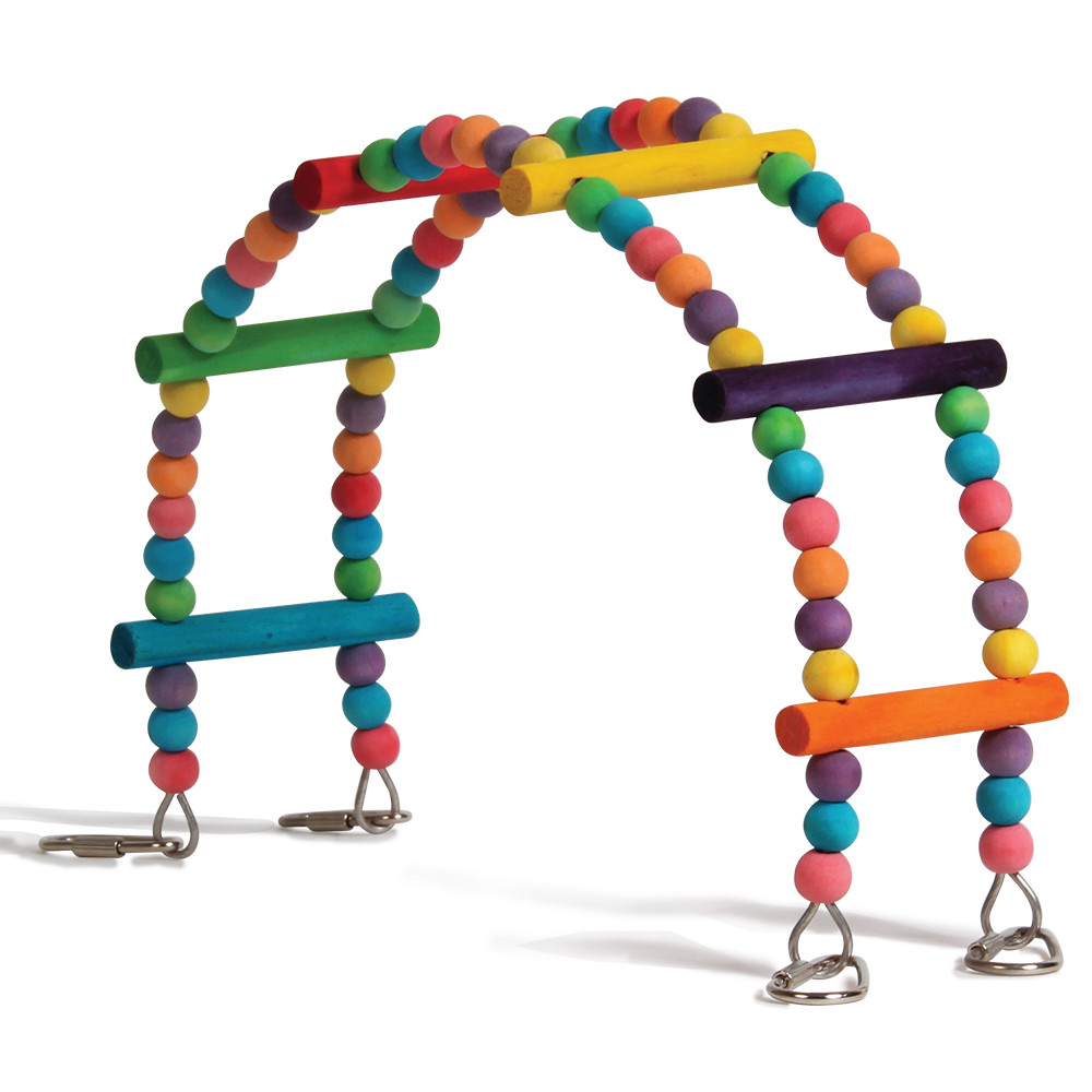 Coloured Bendy Ladder Parrot Climbing Toy - Northern Parrots