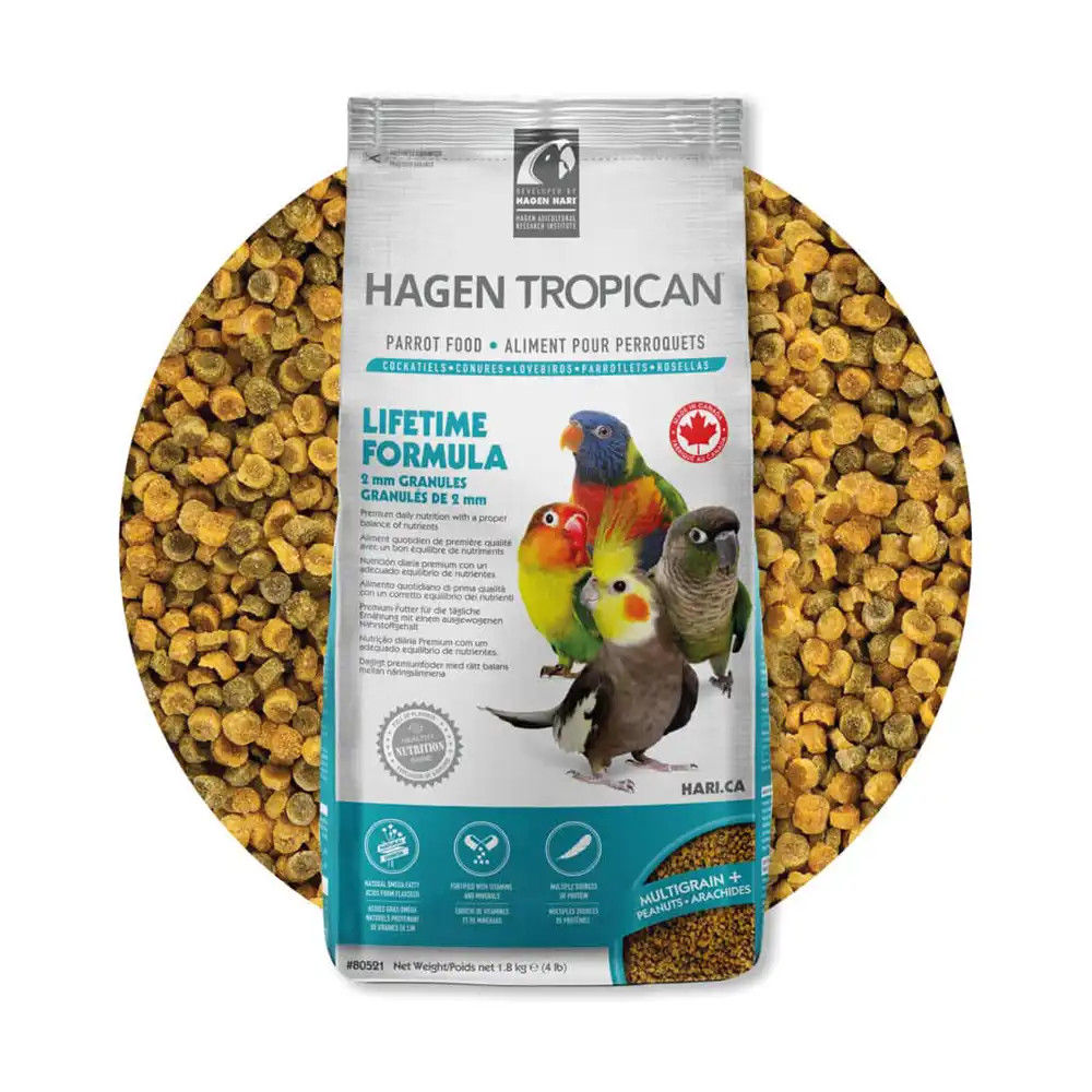 Hagen Hari Tropican Cockatiel Lifetime Granules 1.8kg