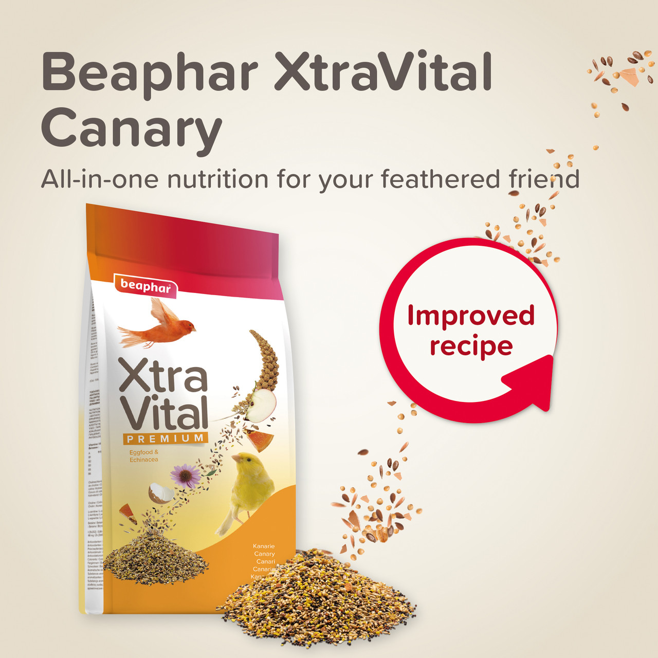Beaphar XtraVital Canary Food 500g - Northern Parrots