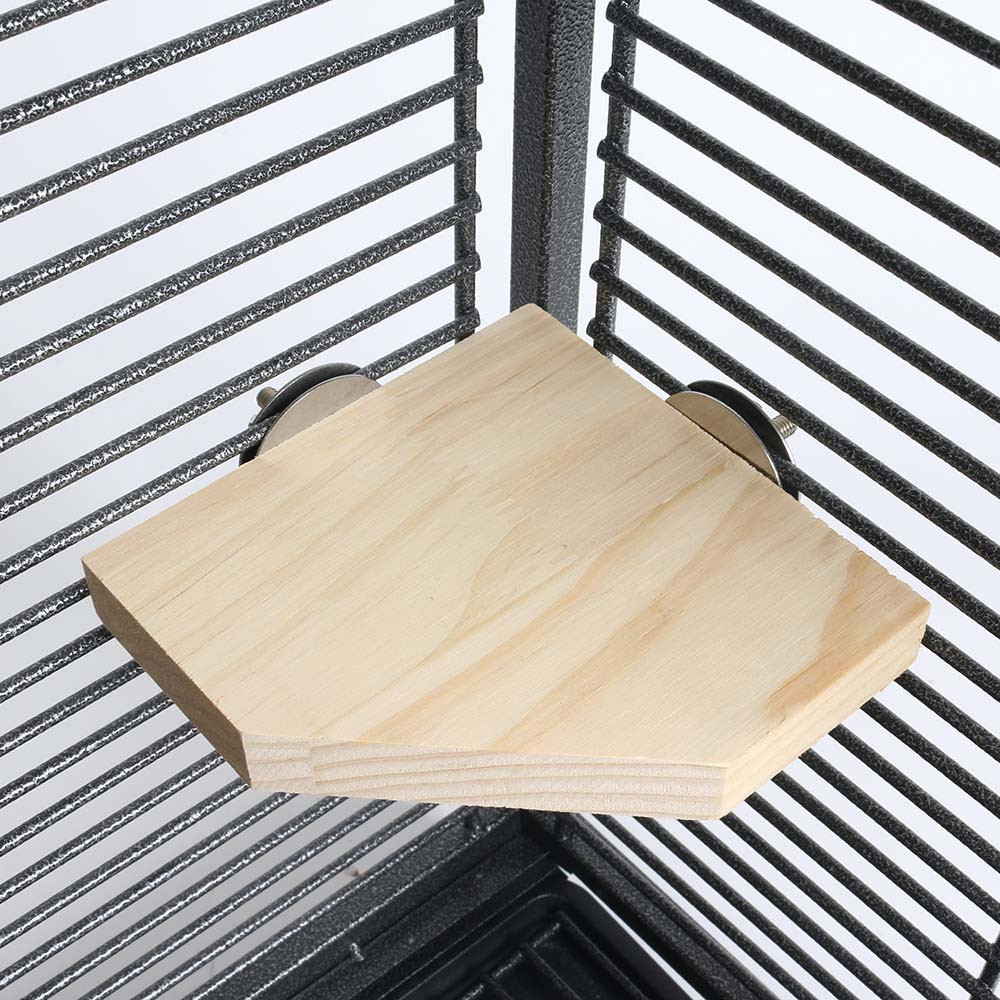 Angled Corner Platform Parrot Perch Small - Northern Parrots