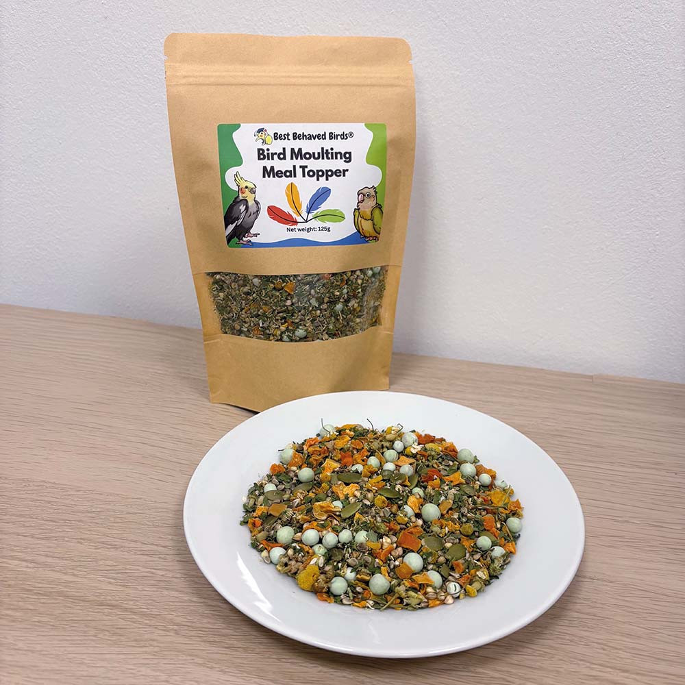 Best Behaved Birds Moulting Support Mix Parrot Food 125g - Northern Parrots