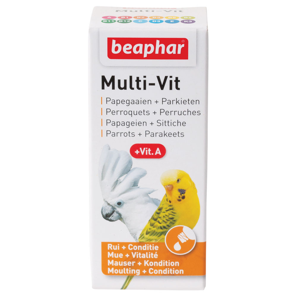 Beaphar Multi-Vit Parrot Vitamin Supplement - 20ml - Northern Parrots