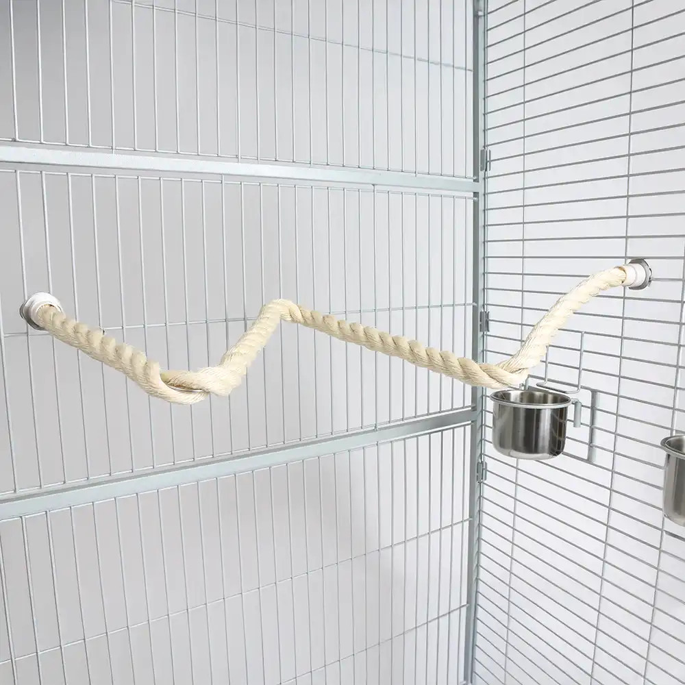 Sisal Rope Zig Zag Parrot Perch - Medium - Northern Parrots