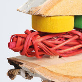 Leather Elves Hookbill Hotdog Parrot Toy - Northern Parrots