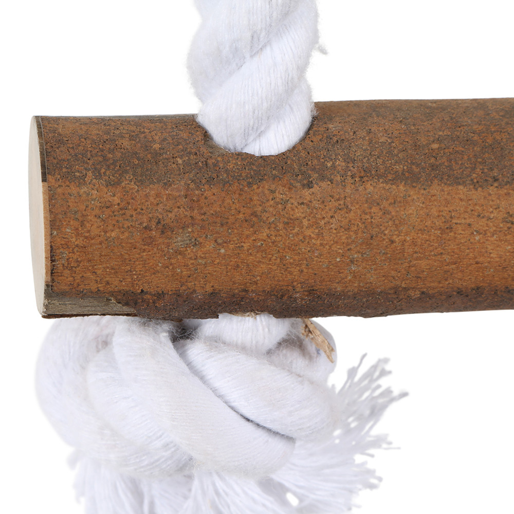 Naturals Wood & Rope Swing Parrot Toy - Northern Parrots