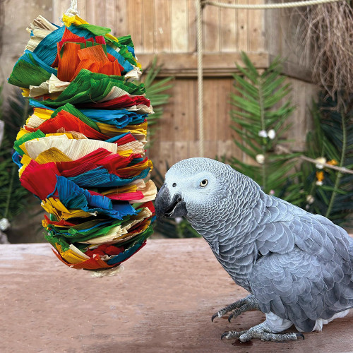 Corn Silk Cascade Parrot Toy - Large - Northern Parrots